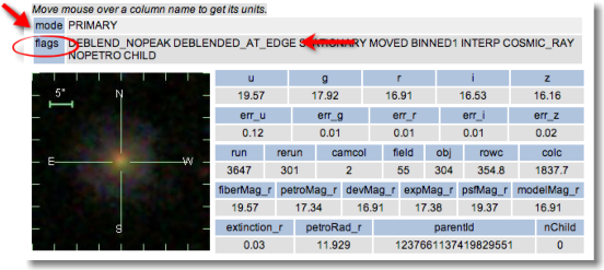 Flags – Deblending and Children – Voyages